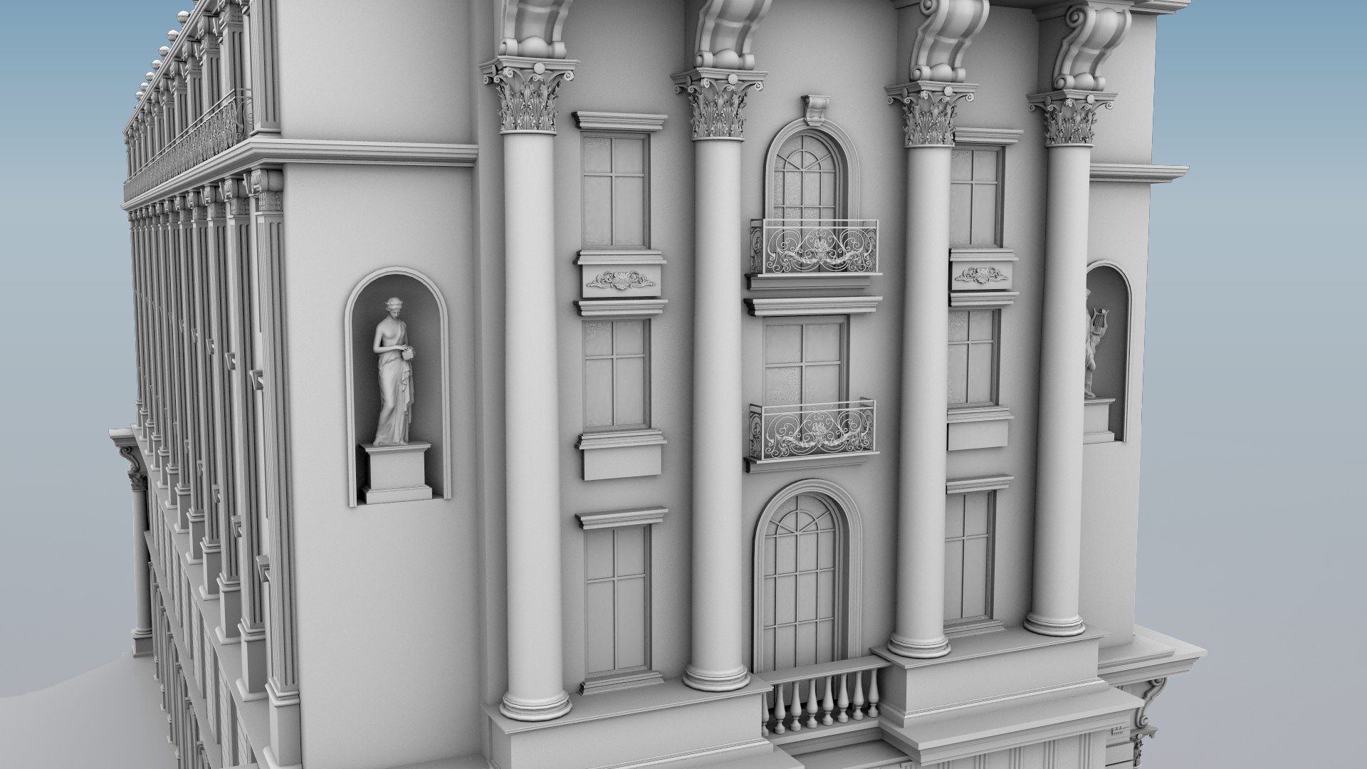 3D Model Historic Building - TurboSquid 1654322