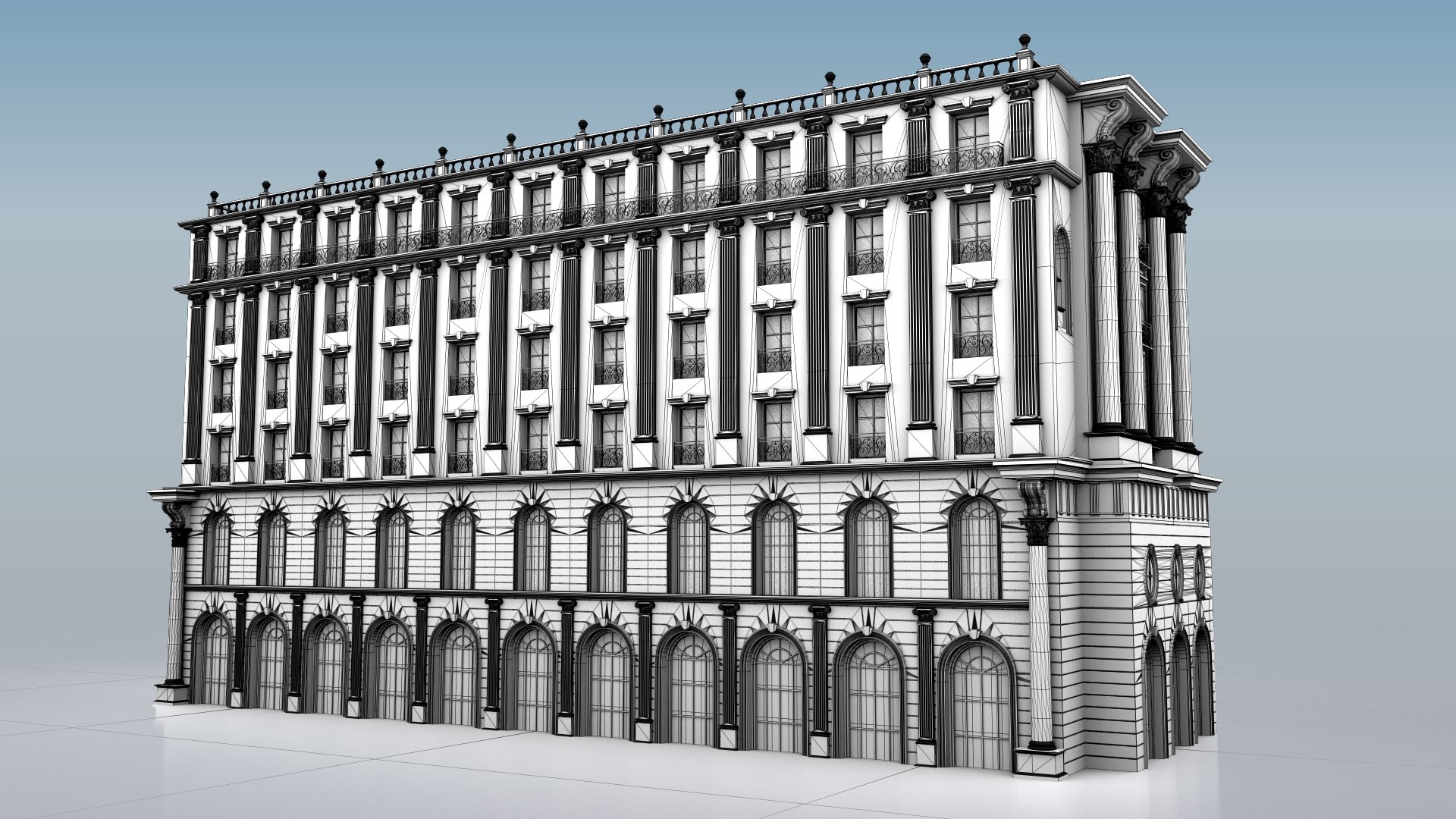 3D Model Historic Building - TurboSquid 1654322