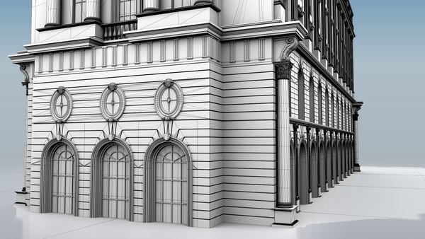3D model historic building - TurboSquid 1654322