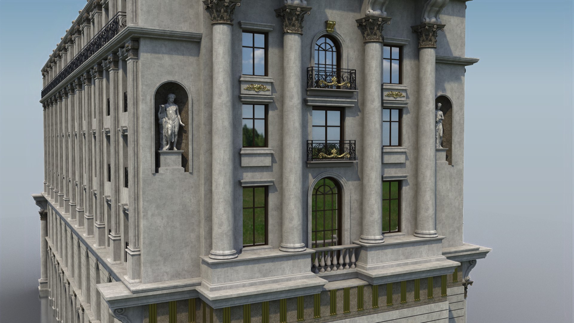 3D Model Historic Building - TurboSquid 1654322