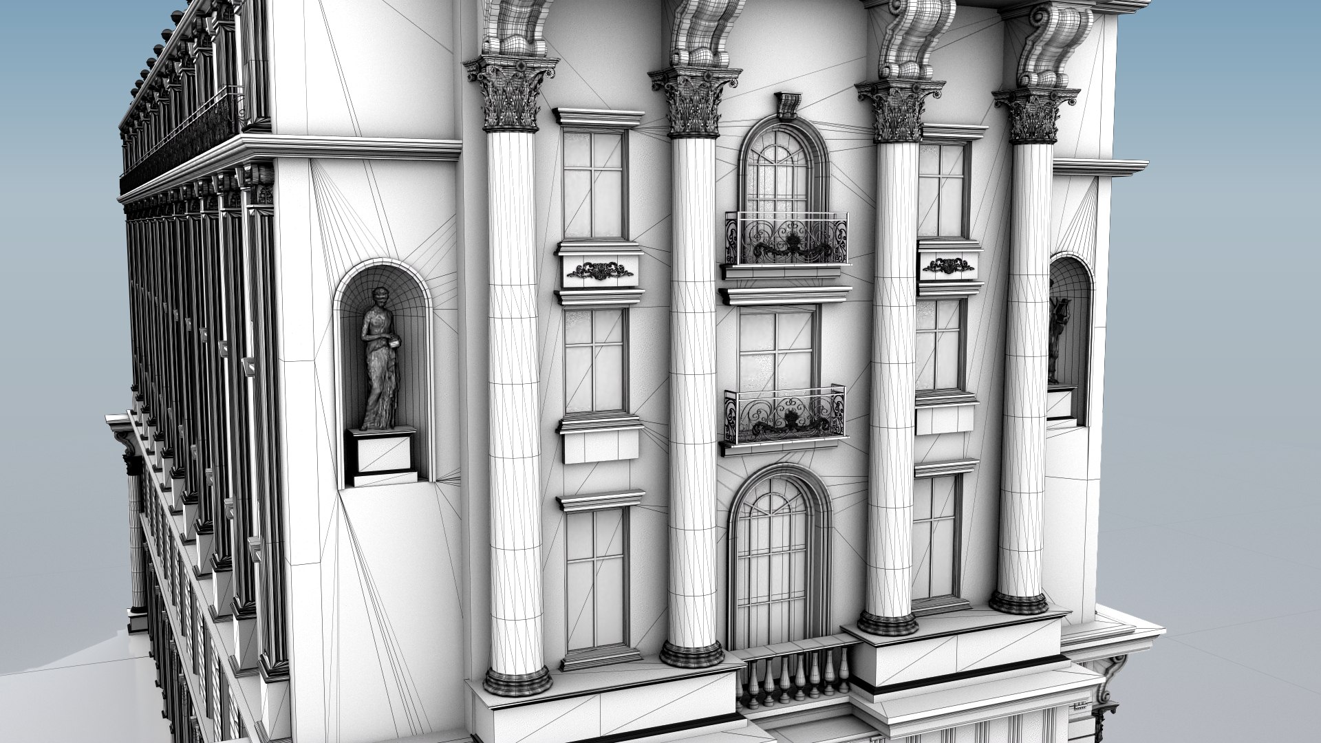 3D model historic building - TurboSquid 1654322