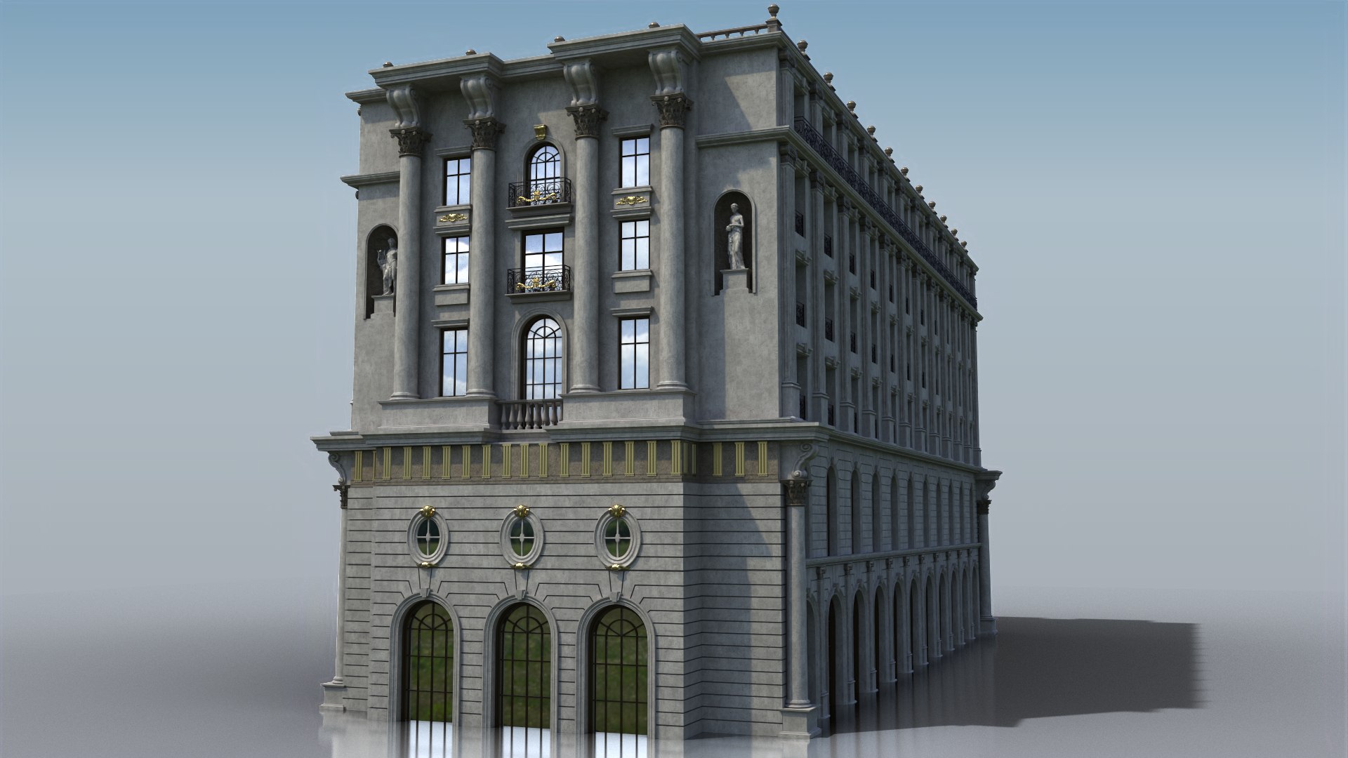 3D Model Historic Building - TurboSquid 1654322