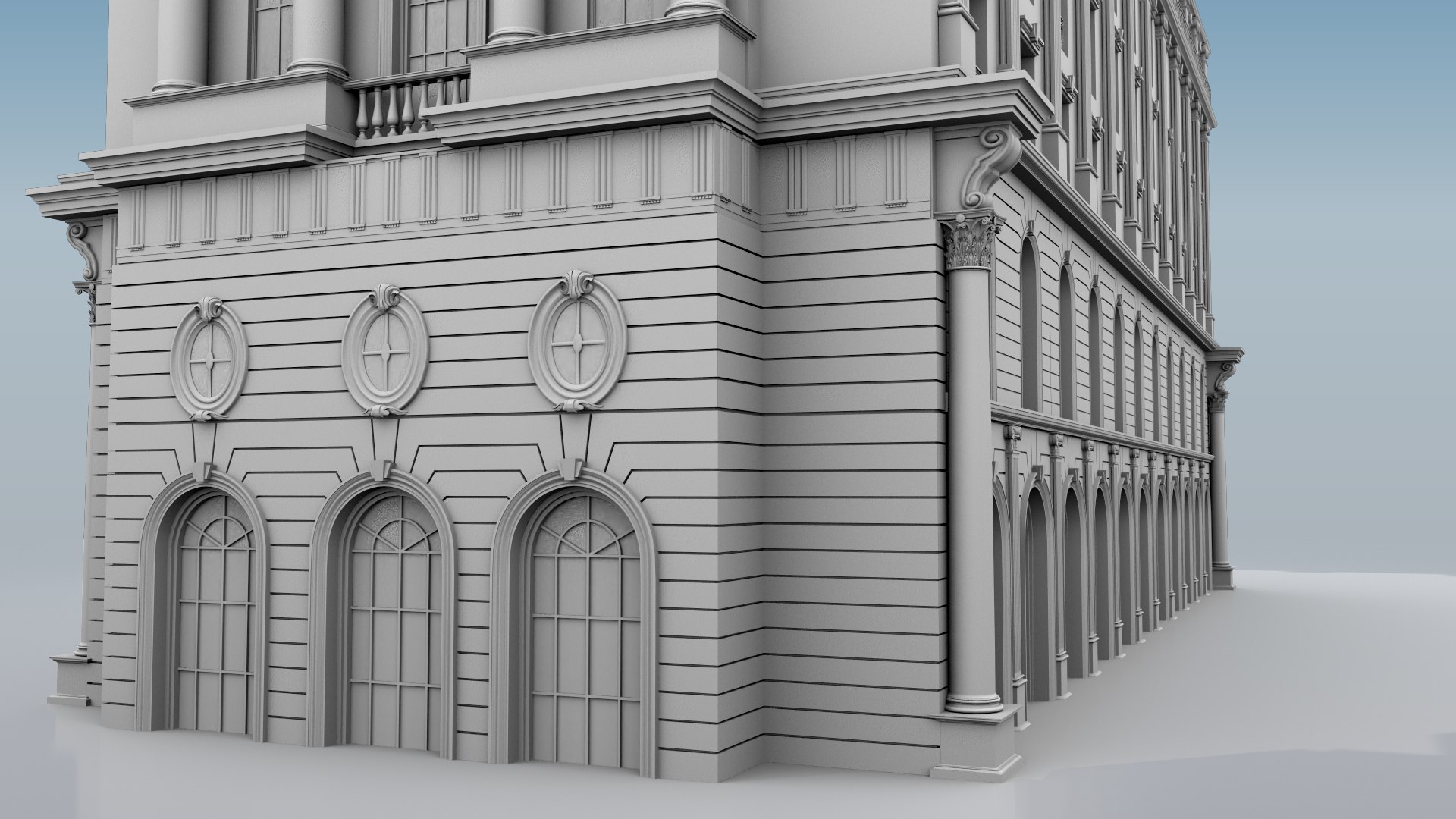3D Model Historic Building - TurboSquid 1654322