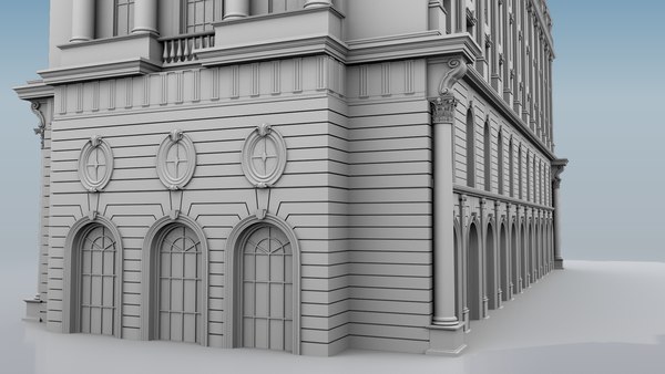 3D model historic building - TurboSquid 1654322
