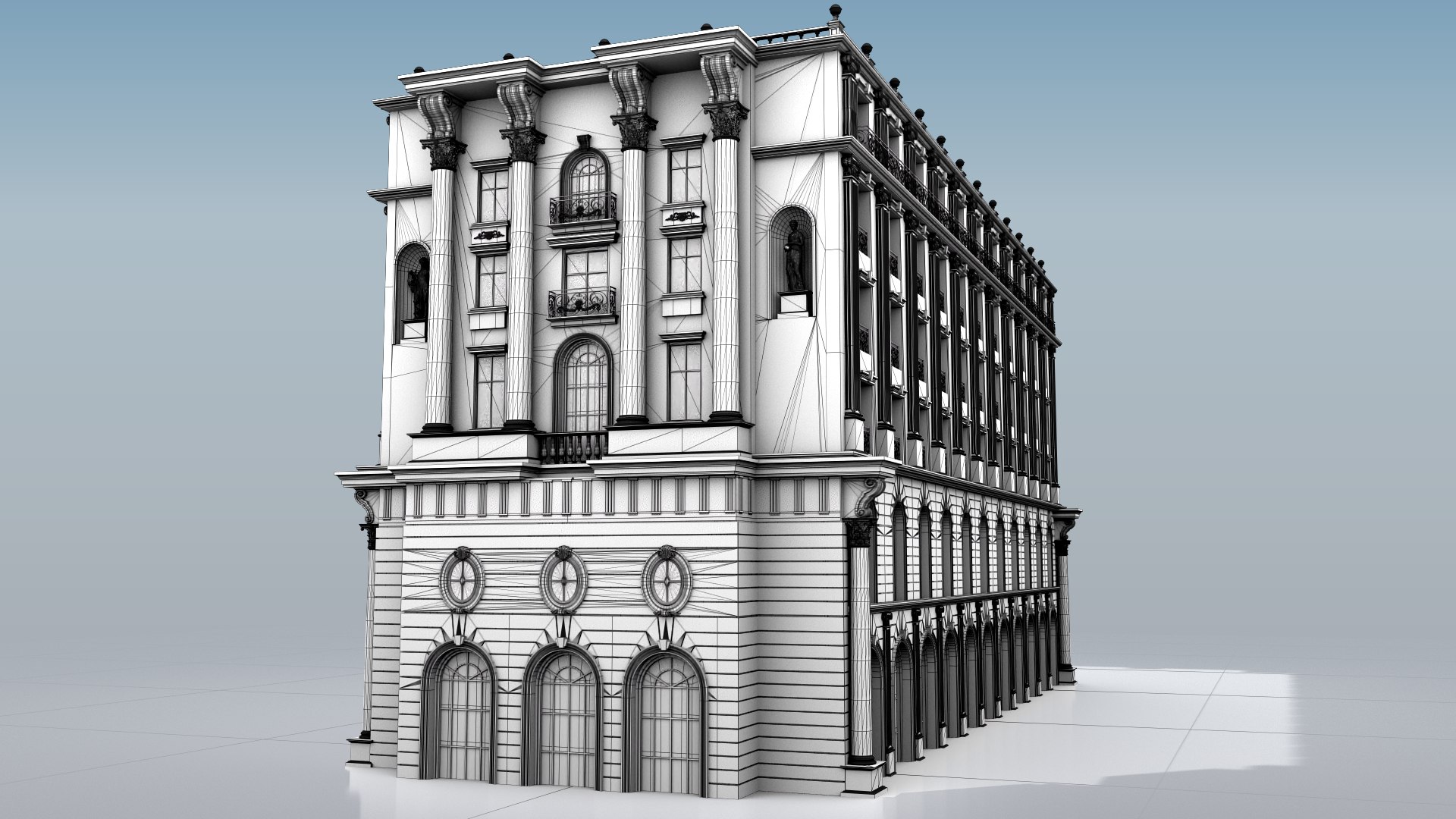 3D model historic building - TurboSquid 1654322