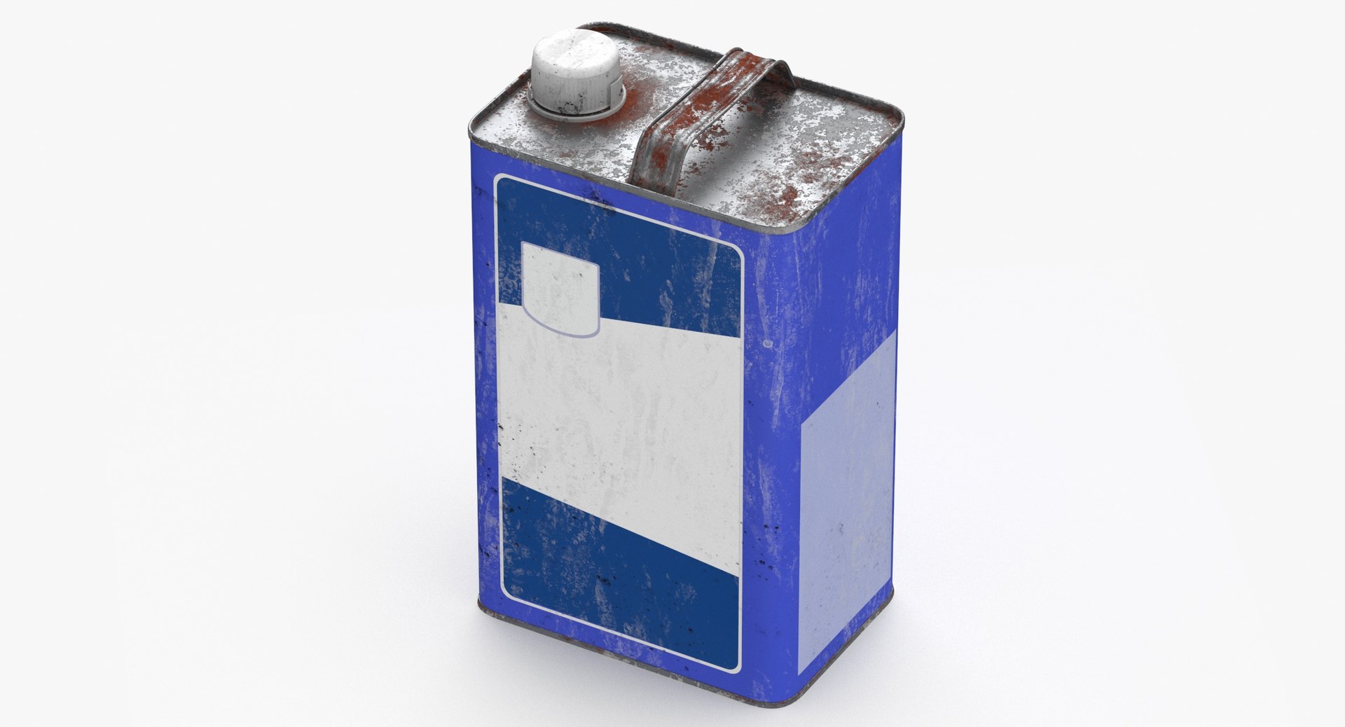 Paint Thinner Can Blank And Generic Label Model - TurboSquid 2101986