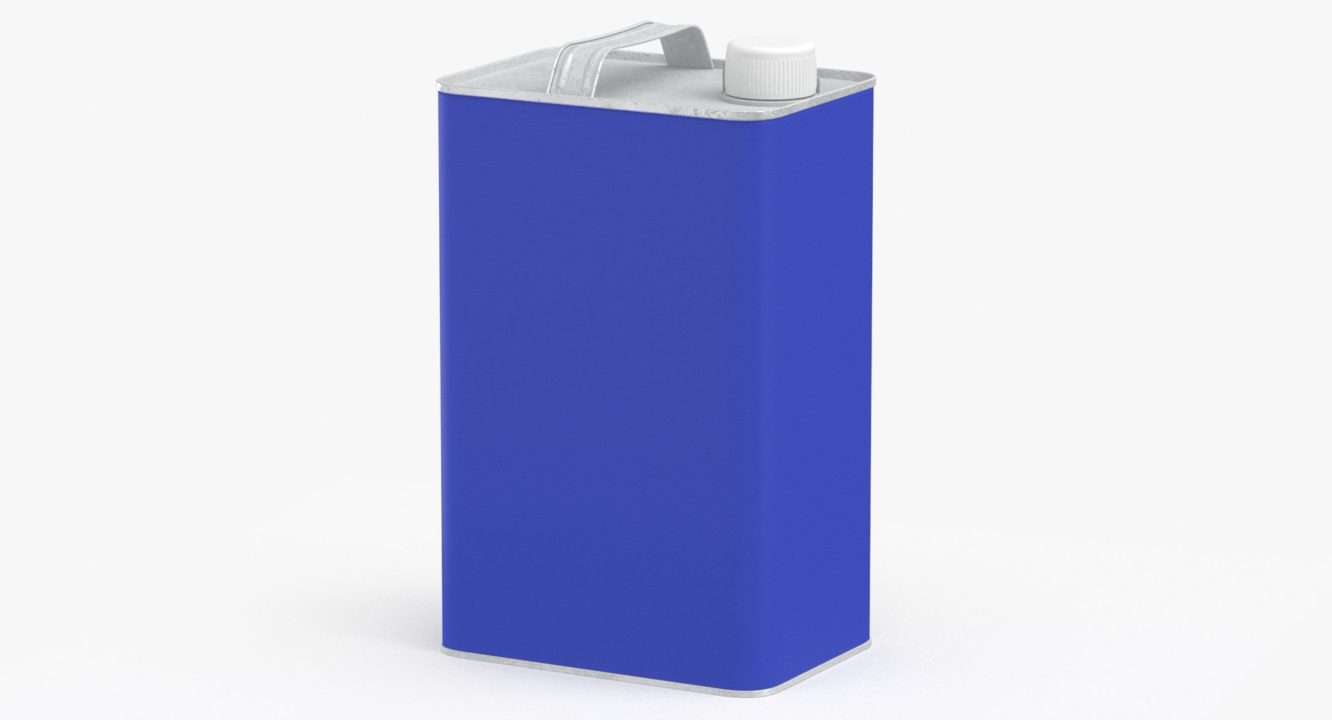 Paint Thinner Can Blank And Generic Label Model - TurboSquid 2101986