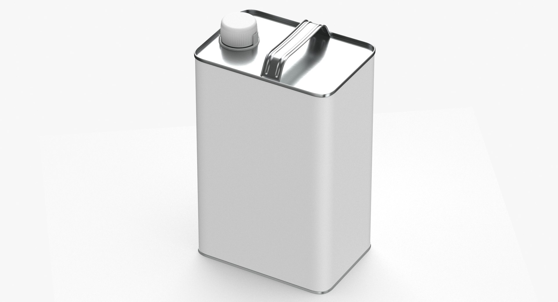 Paint Thinner Can Blank And Generic Label Model - TurboSquid 2101986