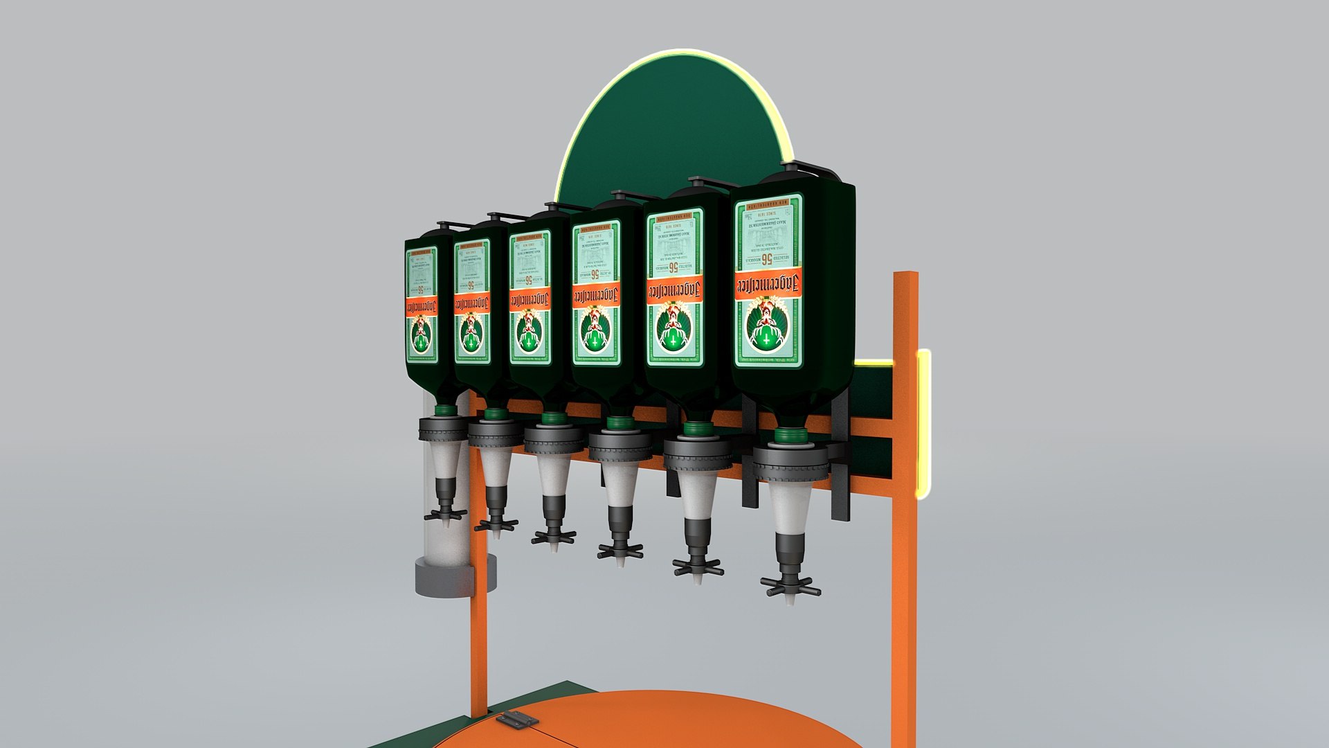 3D Jagermeister Mobil Bar - TurboSquid 2222474