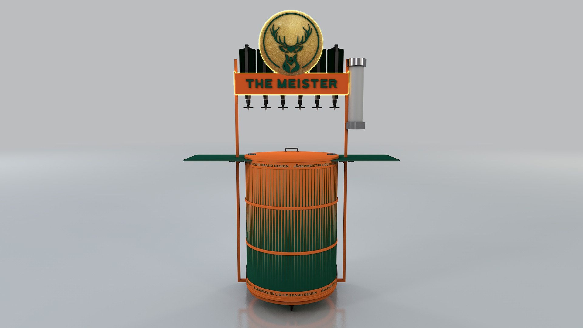 3D Jagermeister Mobil Bar - TurboSquid 2222474