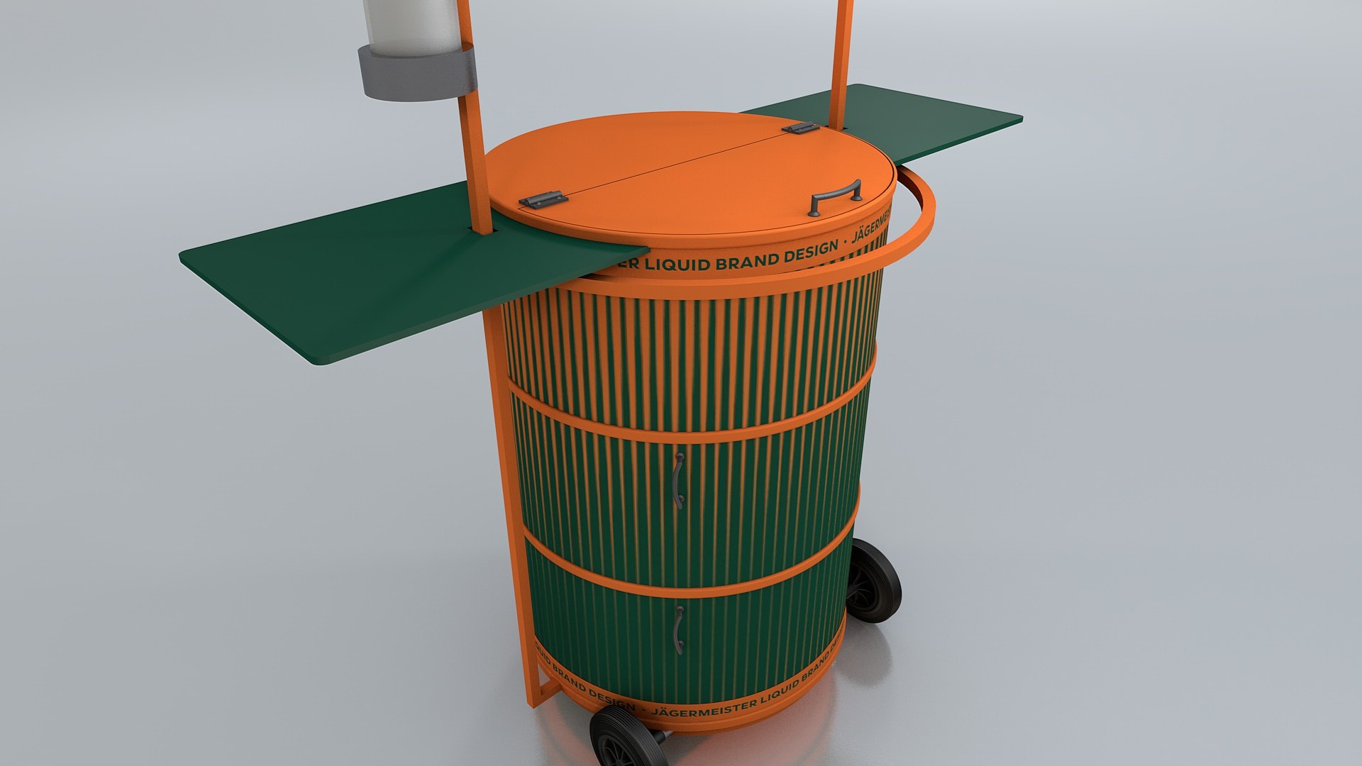 3D Jagermeister Mobil Bar - TurboSquid 2222474