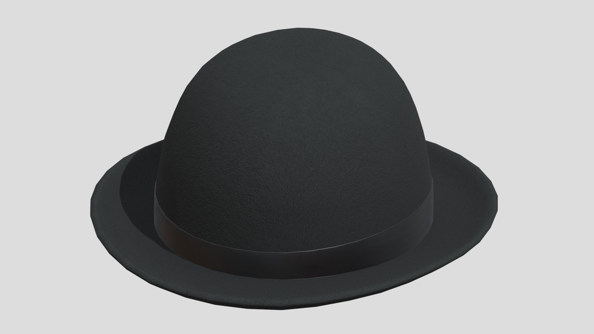 Bowler Hat Low Poly 3D Model - TurboSquid 2272084