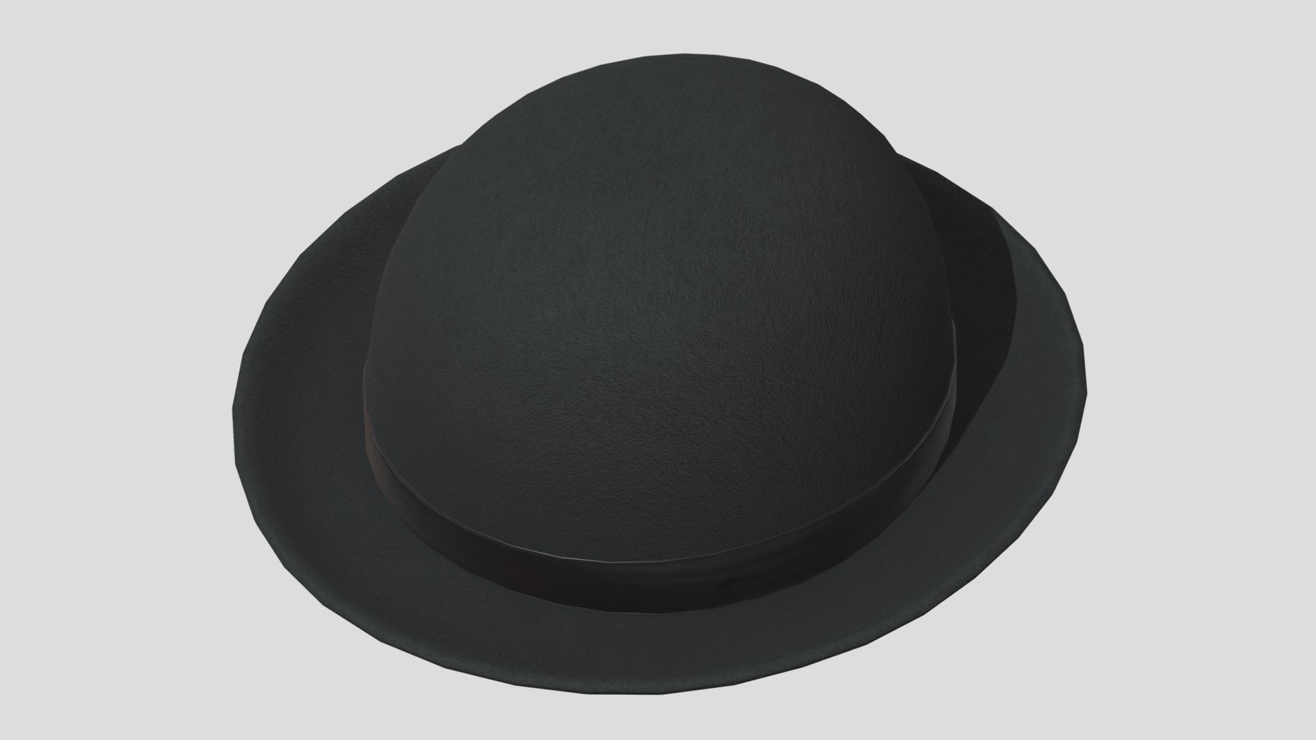 Bowler Hat Low Poly 3D Model - TurboSquid 2272084