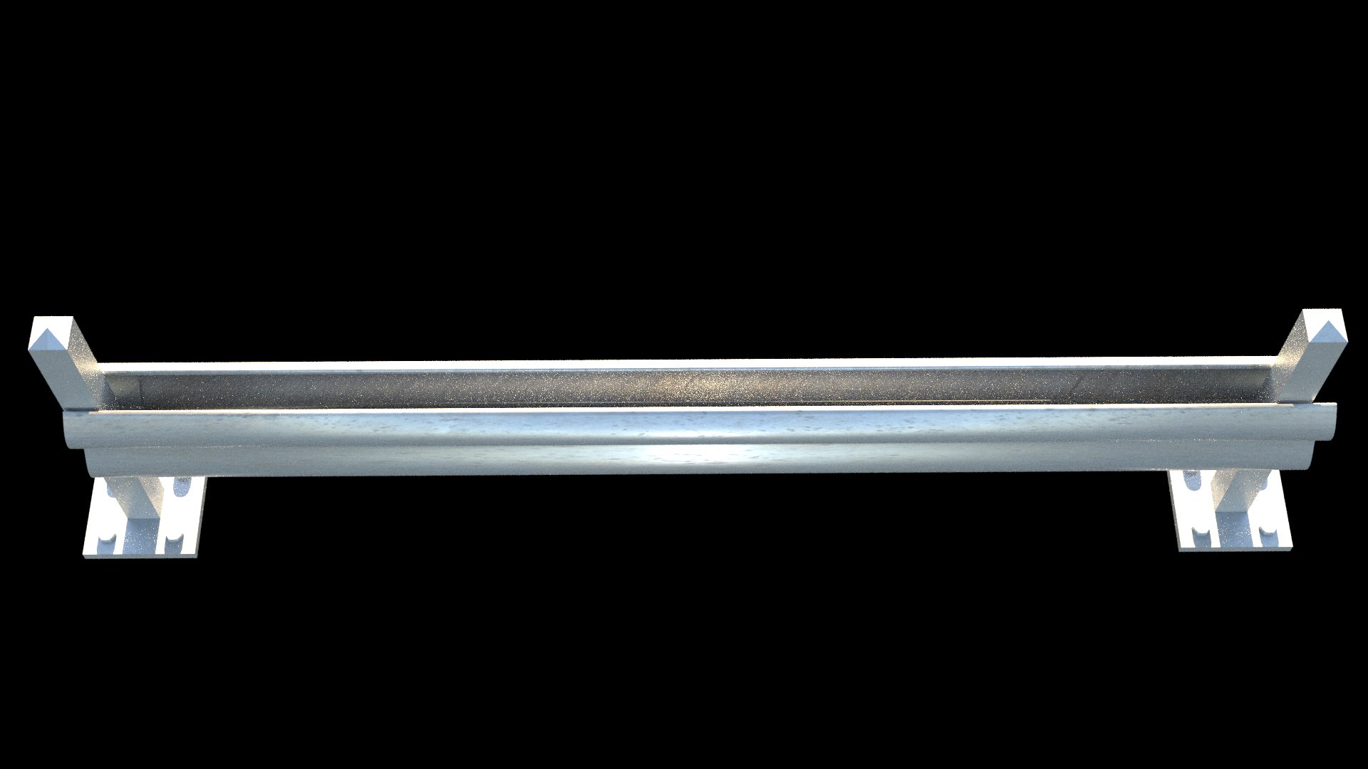 3D Road Safety Barrier Guard Rail 3D Model - TurboSquid 2160795