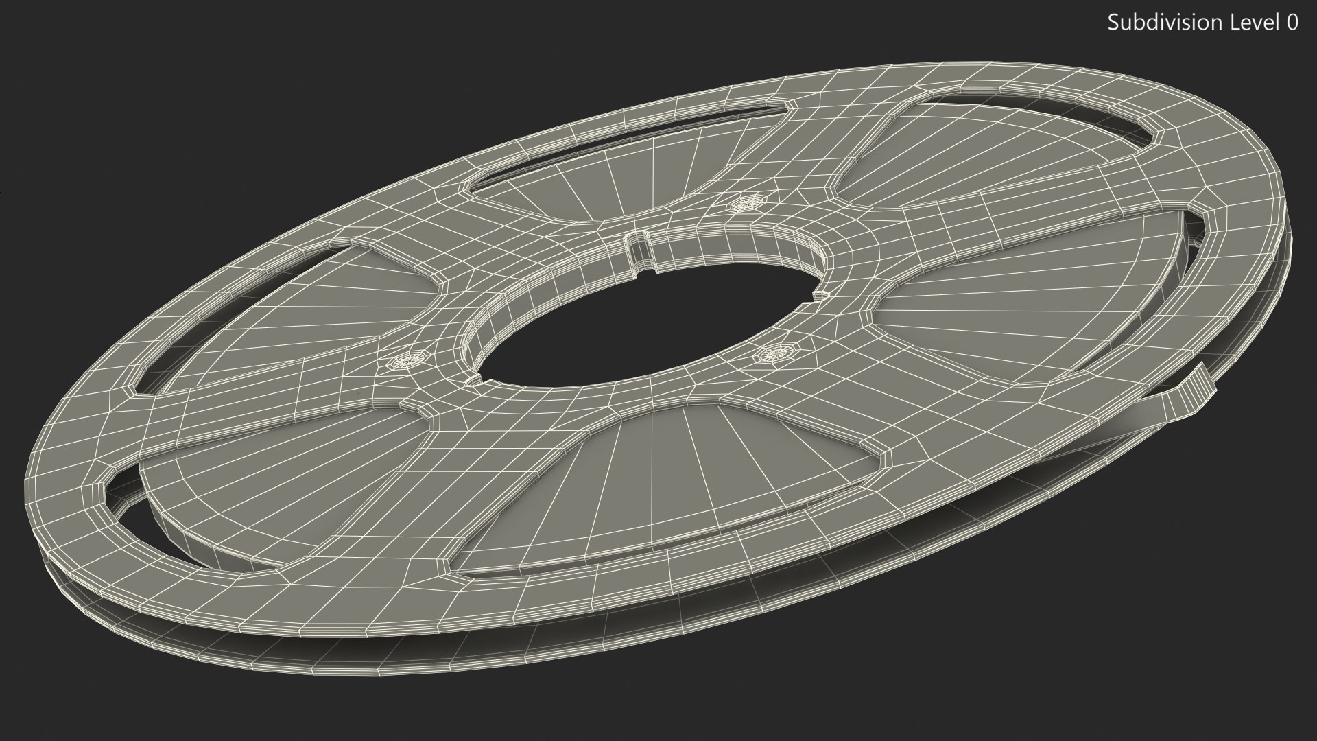 Audio Reel To Reel Spool With Tape Model - TurboSquid 1748292
