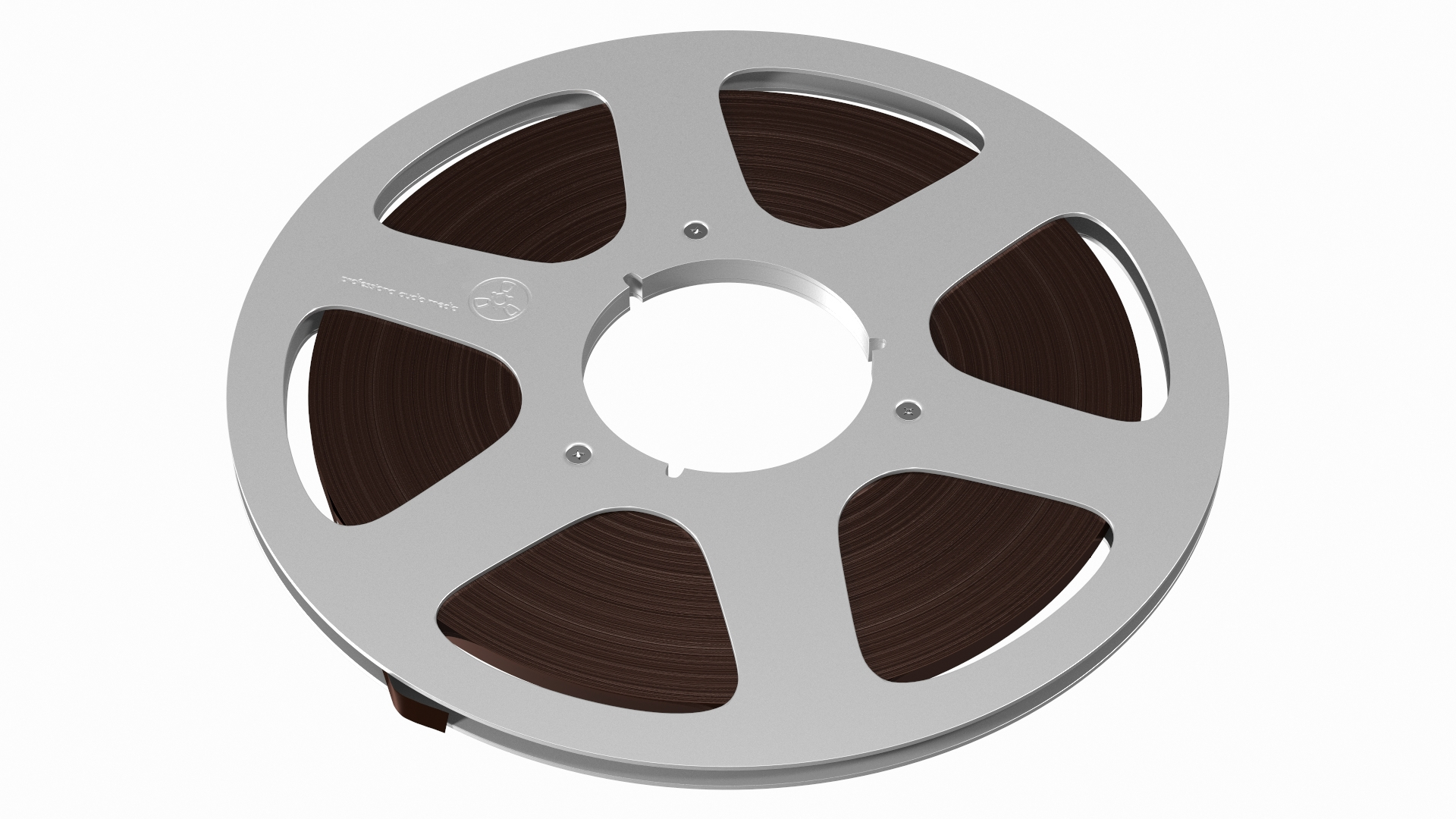 Audio Reel To Reel Spool With Tape Model - TurboSquid 1748292