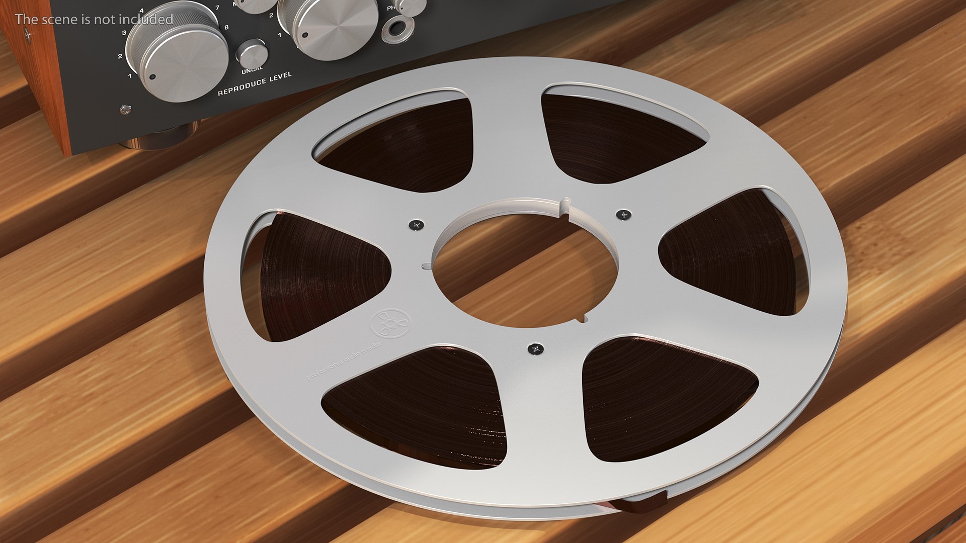 Audio Reel To Reel Spool With Tape Model - TurboSquid 1748292