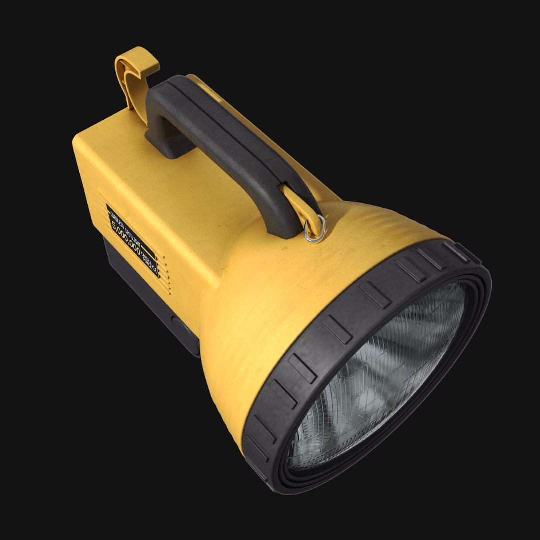 3d Model Spotlight Torch Lighting