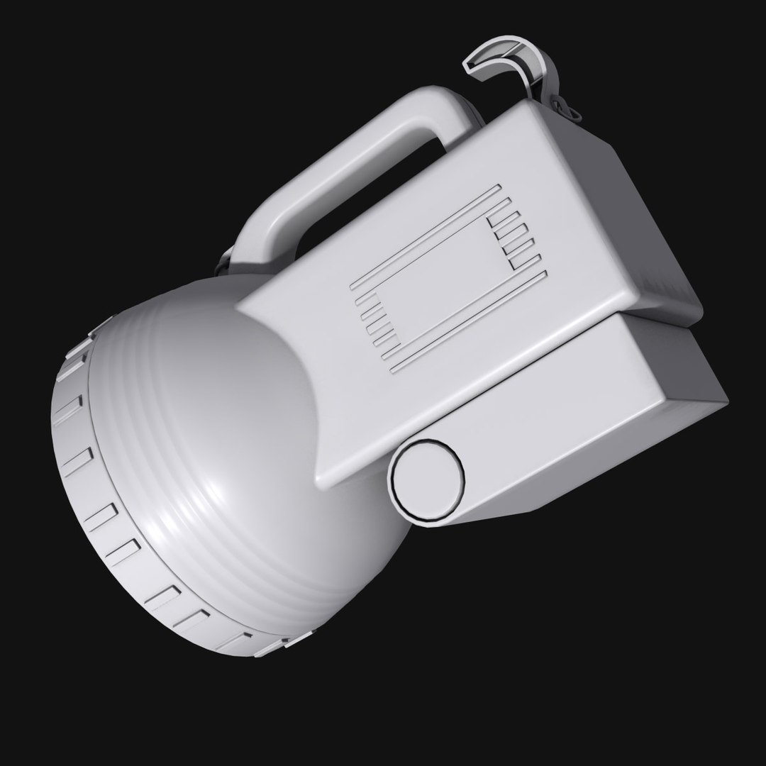 3d Model Spotlight Torch Lighting