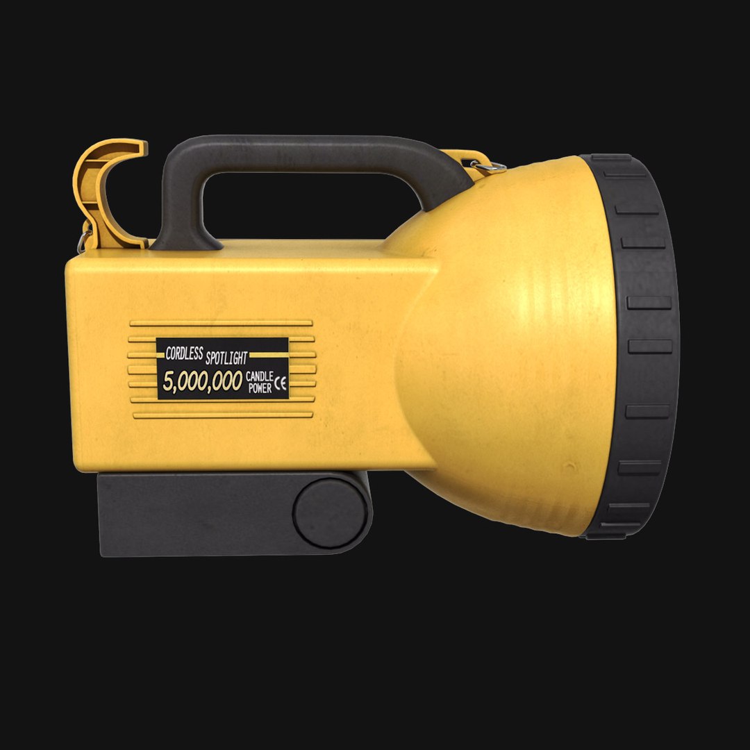 3d Model Spotlight Torch Lighting