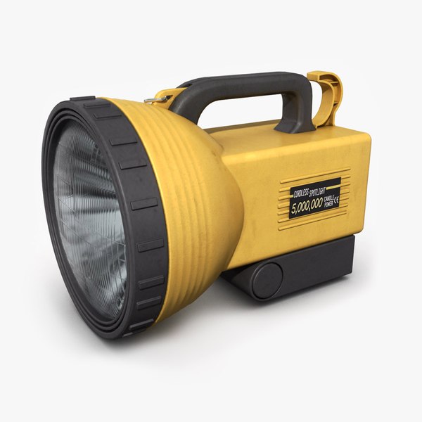 3d model spotlight torch lighting