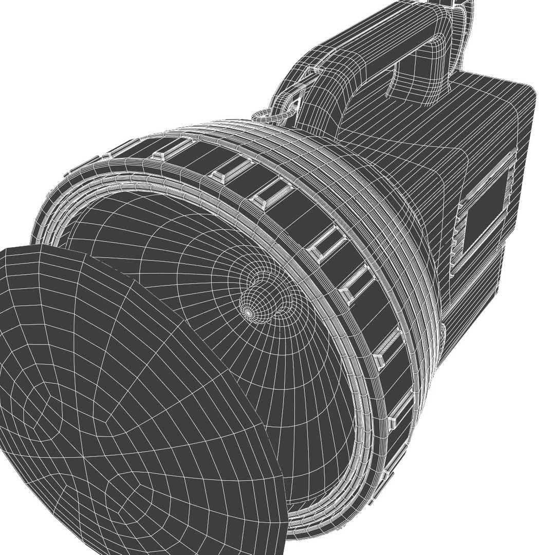 3d Model Spotlight Torch Lighting