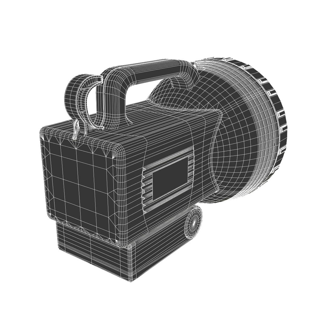3d Model Spotlight Torch Lighting