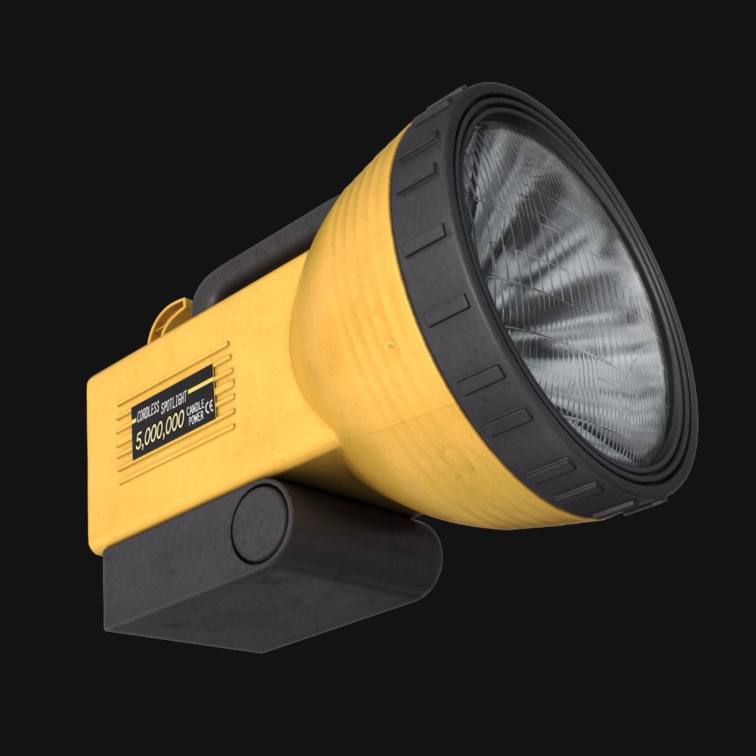3d Model Spotlight Torch Lighting