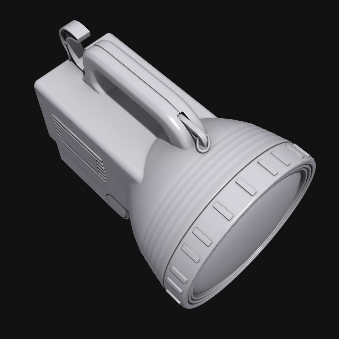3d Model Spotlight Torch Lighting