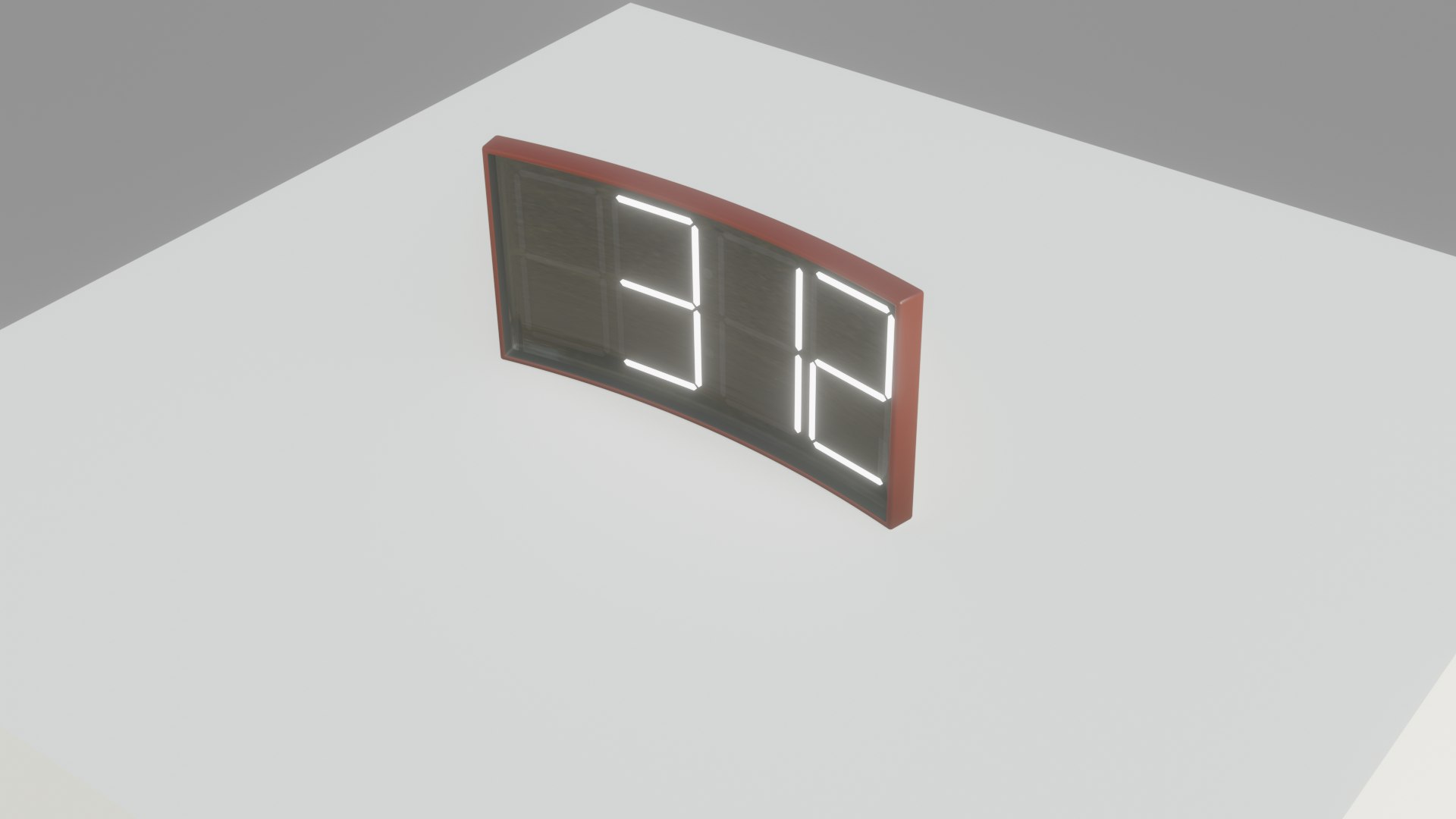 3D Animated Digital Clock Model - TurboSquid 1947423