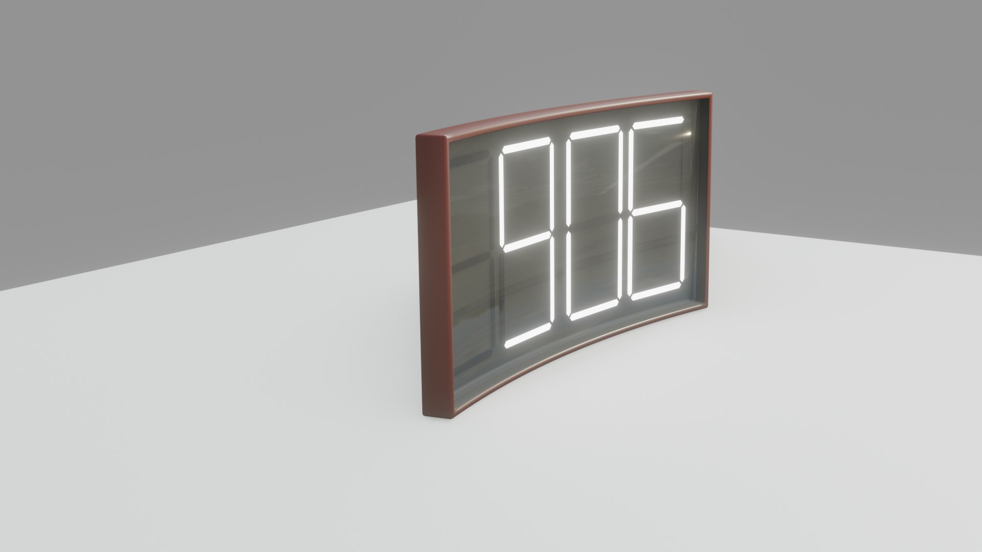 3D Animated Digital Clock Model - TurboSquid 1947423