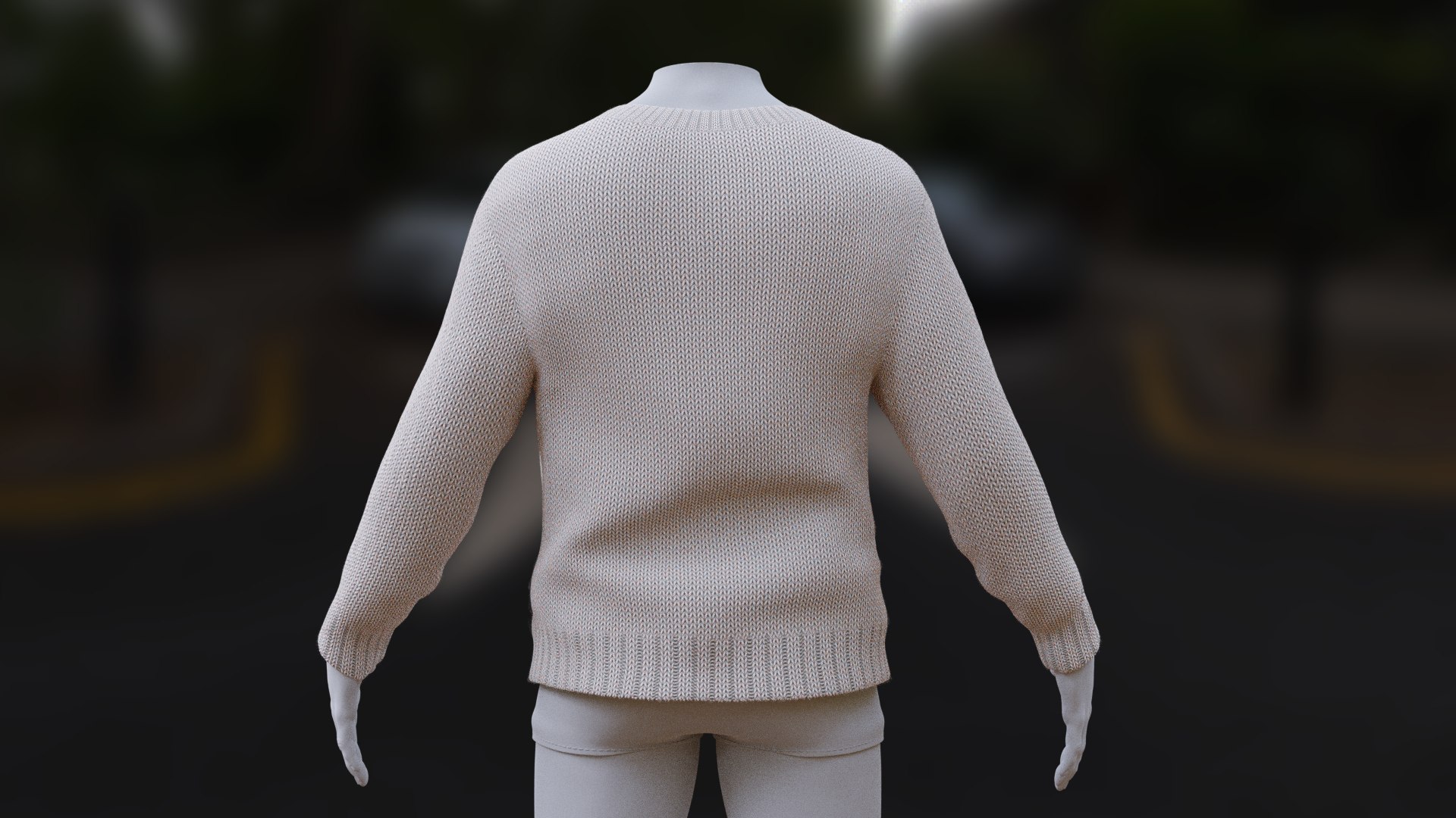3D Sweater Knitted Model - TurboSquid 1834380