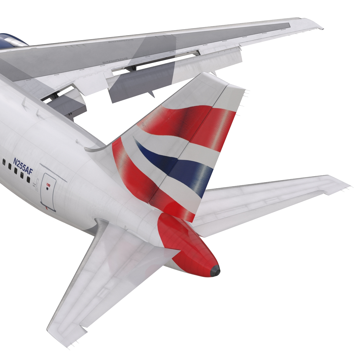 3d model boeing 767-200 british airways