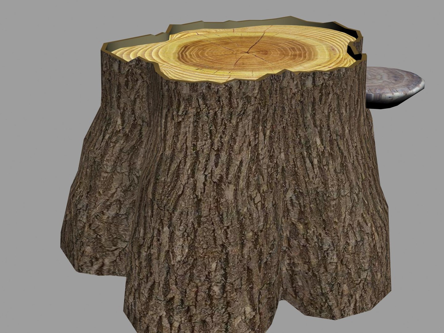 Tree Stump 1 Model - TurboSquid 1714742
