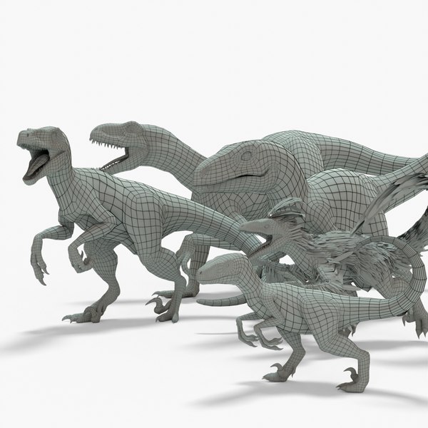 modelo 3d Raptor Rigged Basemesh - TurboSquid 2103726