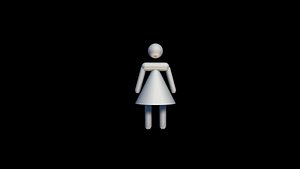 3D Female Symbol Models - Browse & Download Formats - TurboSquid