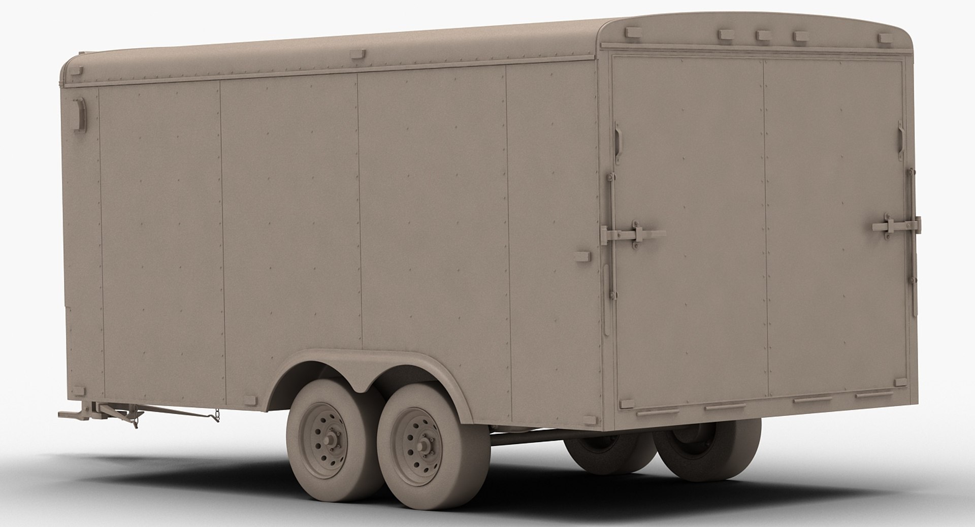 3d 2015 Trailer Box Model