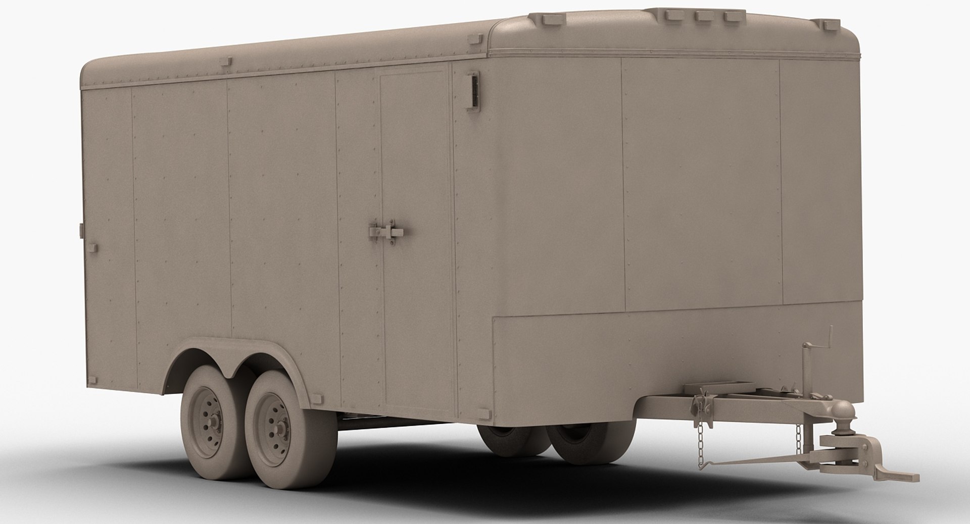 3d 2015 Trailer Box Model