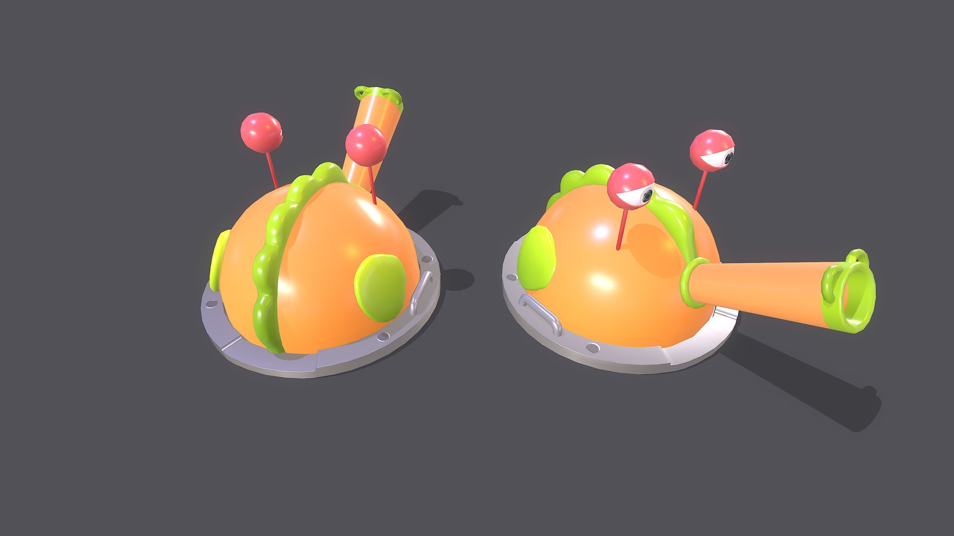 3D Cartoon Cannon Mega Pack model - TurboSquid 1956572