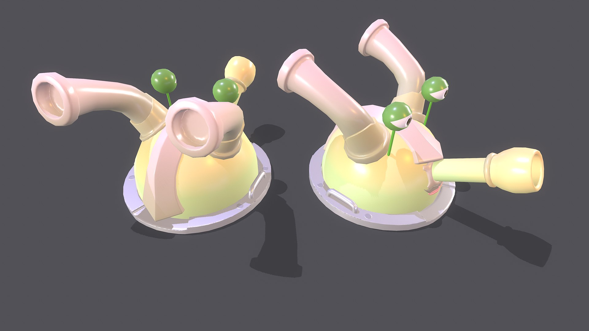 3D Cartoon Cannon Mega Pack model - TurboSquid 1956572