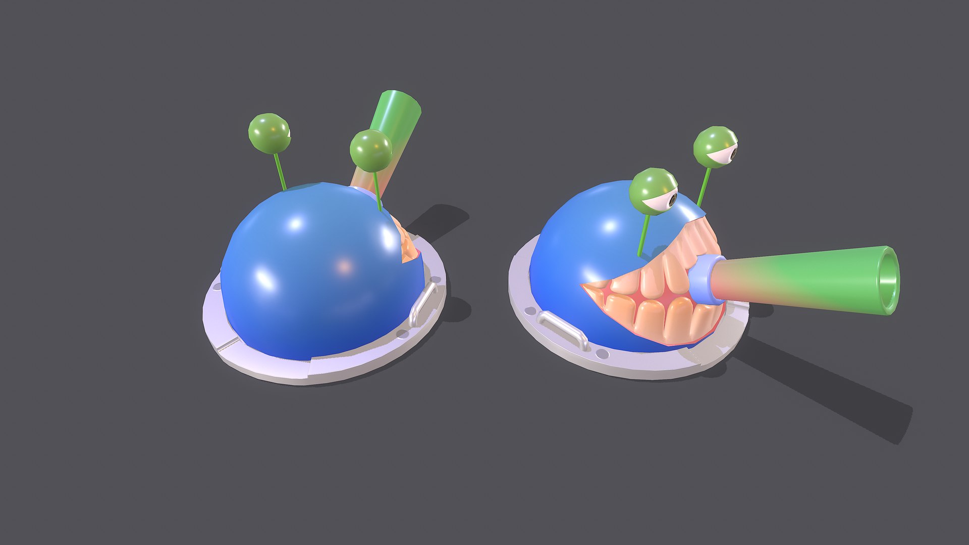 3D Cartoon Cannon Mega Pack model - TurboSquid 1956572