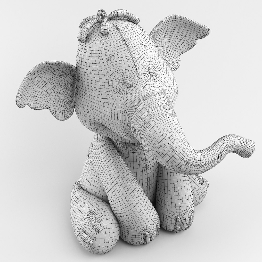 3D model heffalump elephant cartoon - TurboSquid 1350264