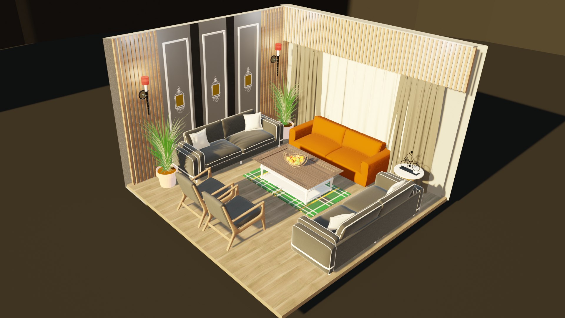 Living Room 3D Model Model - TurboSquid 2171230