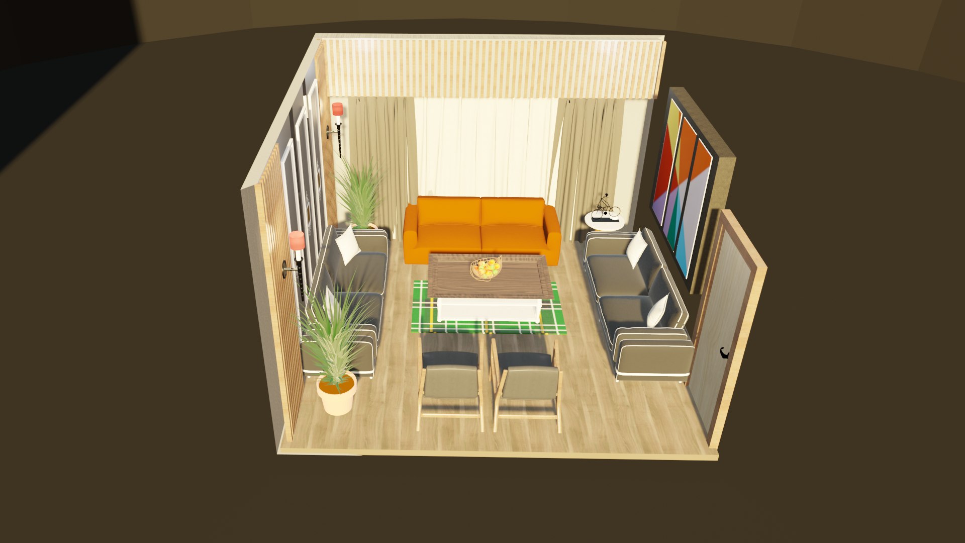Living Room 3D Model Model - TurboSquid 2171230