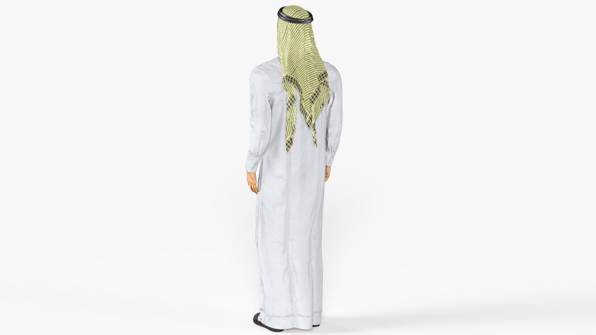 Arab Man With Traditional Arabic Hat Model - TurboSquid 1966528