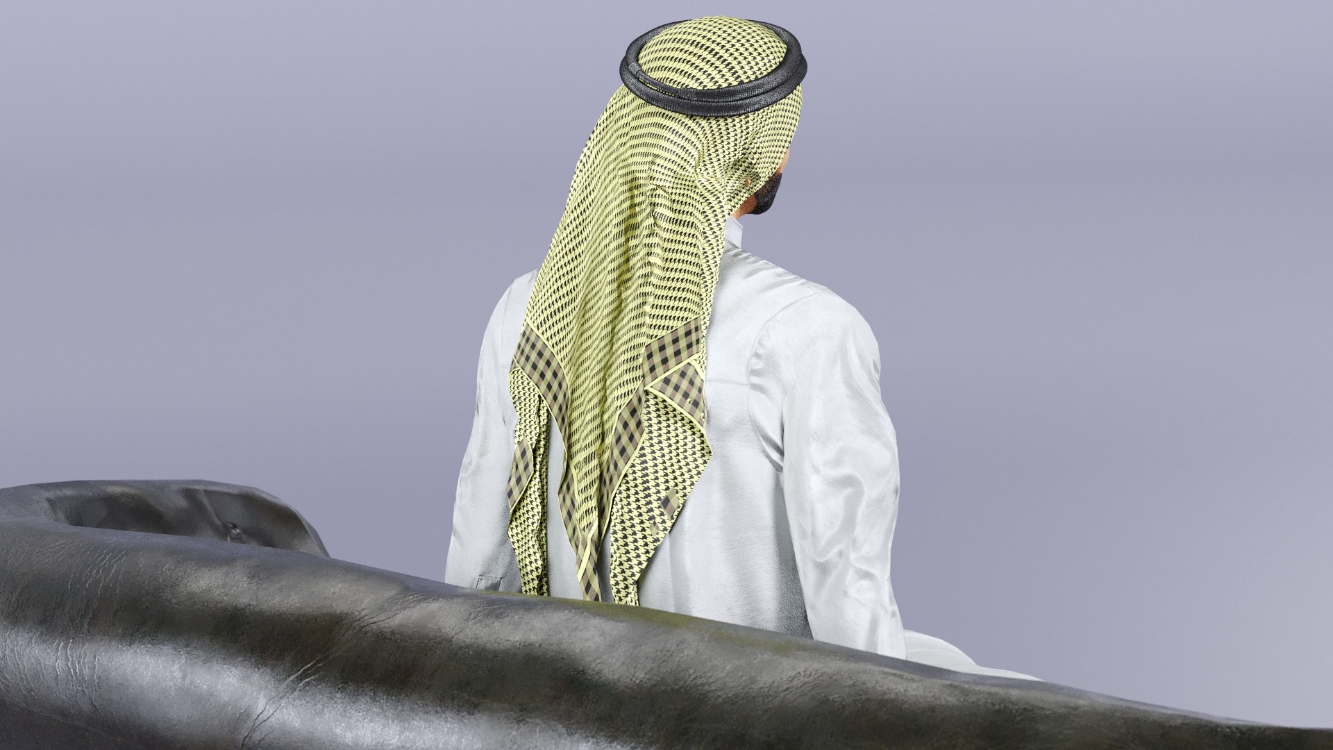 Arab Man With Traditional Arabic Hat Model - TurboSquid 1966528