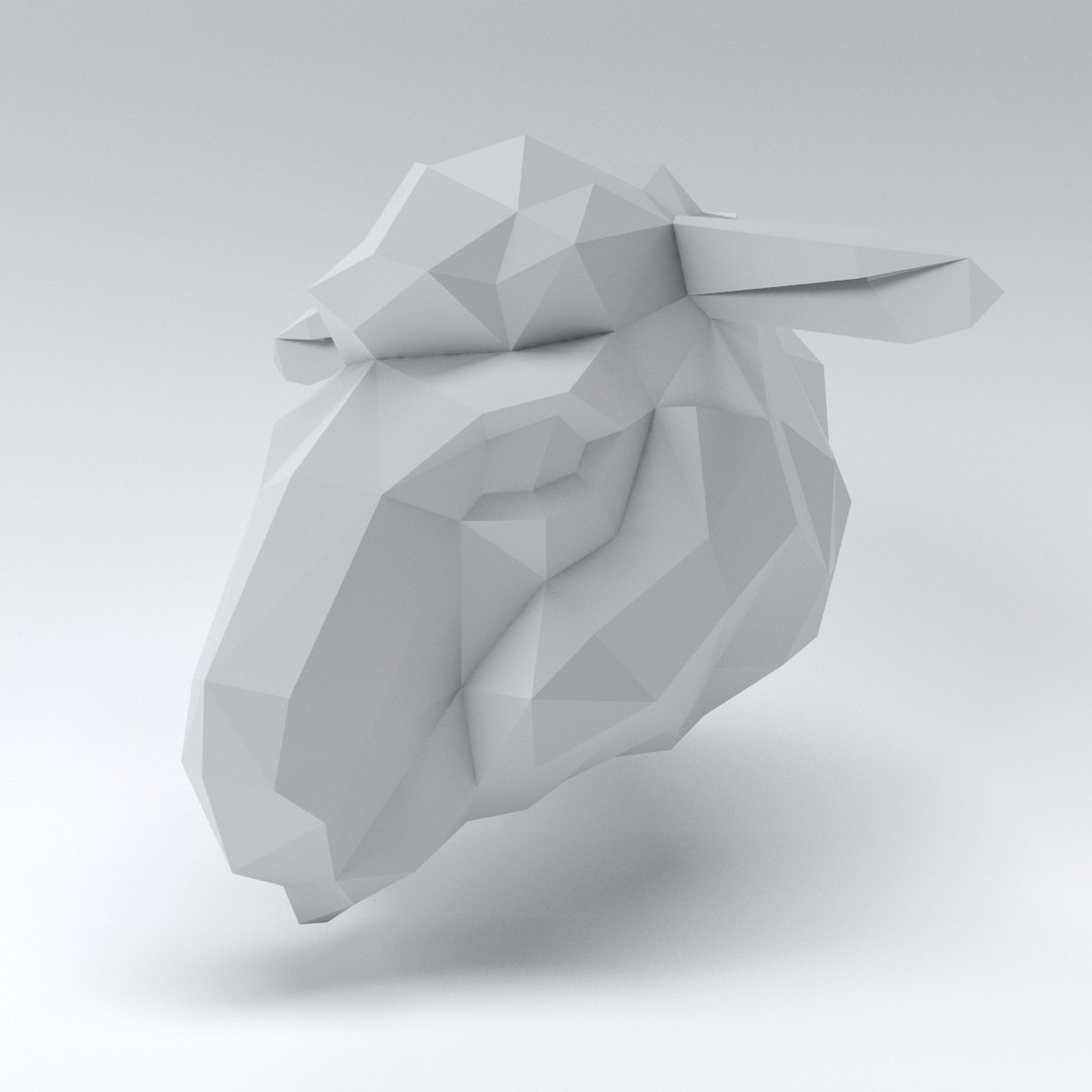 3D Sheep Head Model - TurboSquid 1362792