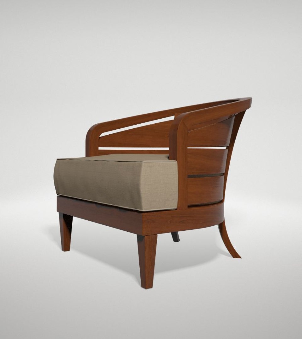 max wooden armchair