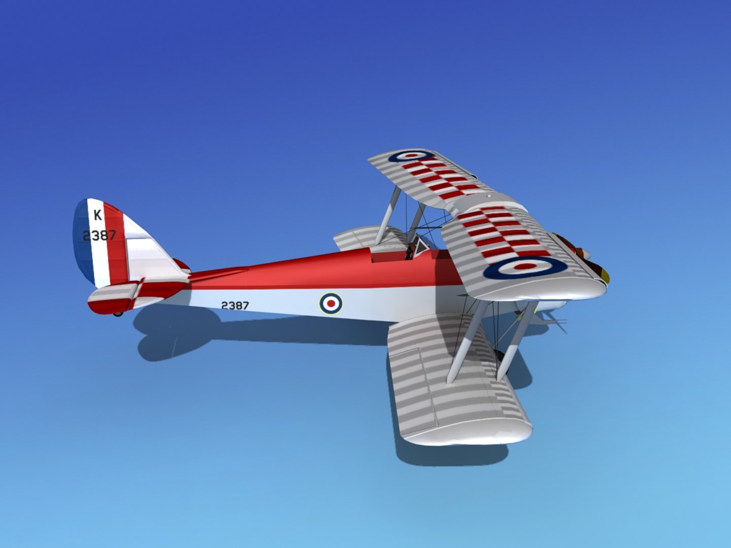 3d Tiger Moth