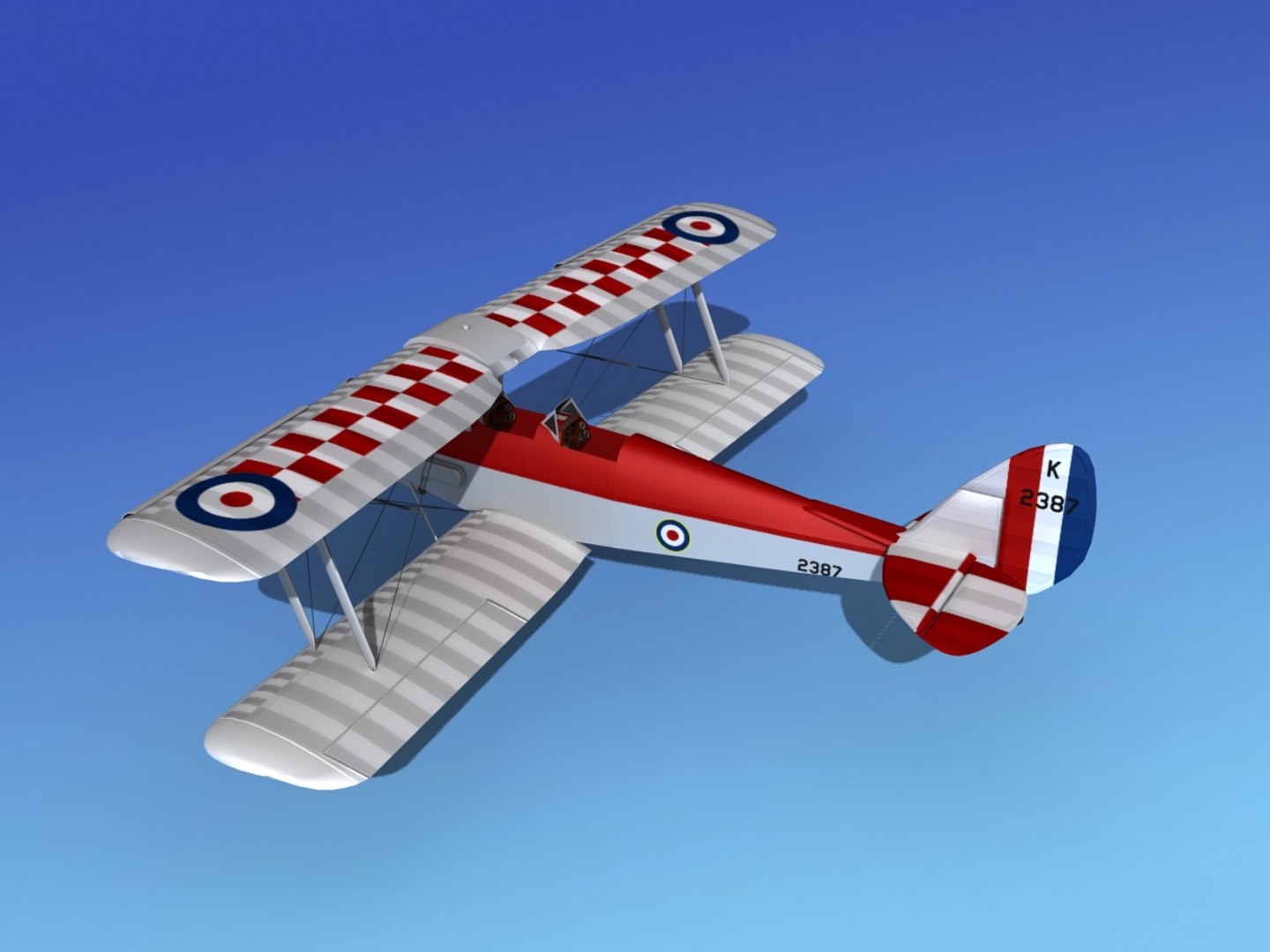 3d Tiger Moth